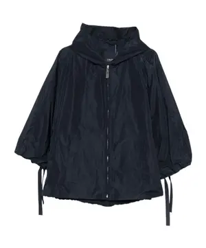 Max Mara Technical Taffeta Hooded Coat