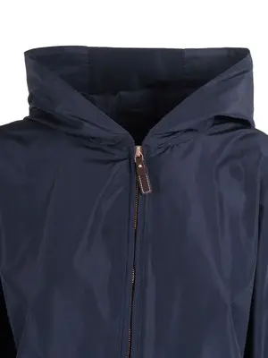 Max Mara Technical Taffeta Hooded Coat