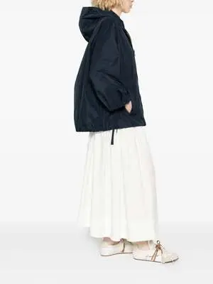 Max Mara Technical Taffeta Hooded Coat