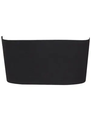 Miu Miu Washed Denim Bandeau Top - Navy