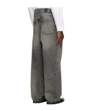 SUNFLOWER Super Wide Twist Belt Loop Jeans