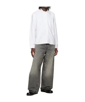 SUNFLOWER Super Wide Twist Belt Loop Jeans