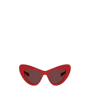 Celine Cat Eye Full Rim Sunglasses - Red