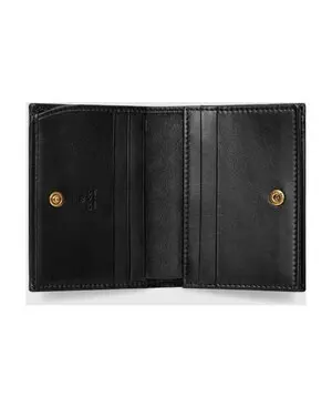 Gucci Gg Marmont Card Case Wallet - Black