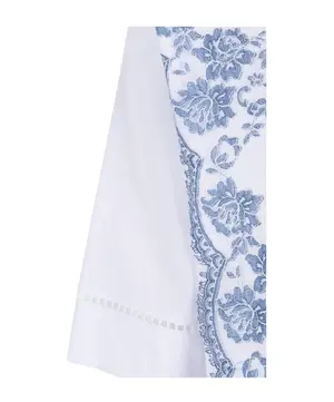 Ermanno Scervino Floral Print V-neck Short Sleeve T-shirt