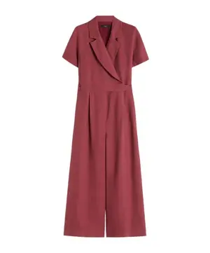 Max Mara Wide-leg Jumpsuit - Cherry Red