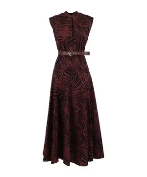 Max Mara West Printed Poplin Shirt Dress - No
