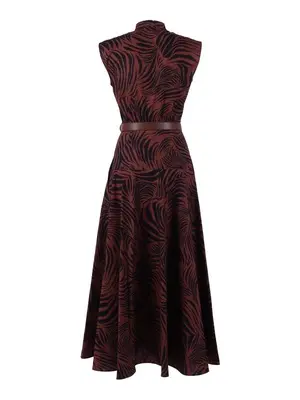 Max Mara West Printed Poplin Shirt Dress - No