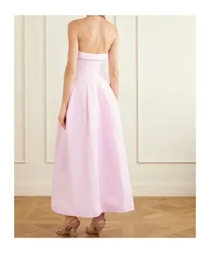 Simkhai Avril Strapless Pleated Gown - Pink