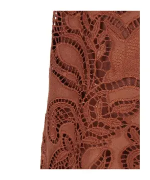 Ermanno Scervino V-neck Spaghetti Strap Top With Cutout Detailing