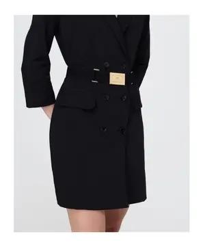 Elisabetta Franchi Belted Blazer Dress