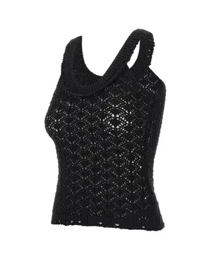 Blumarine Crochet Tank Top