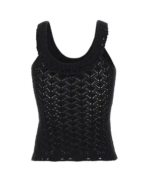 Blumarine Crochet Tank Top