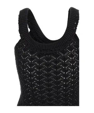 Blumarine Crochet Tank Top