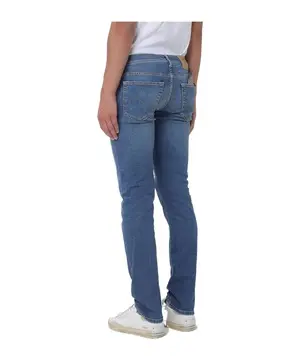 Jacob Cohen Straight Leg Jeans With Logo Detail