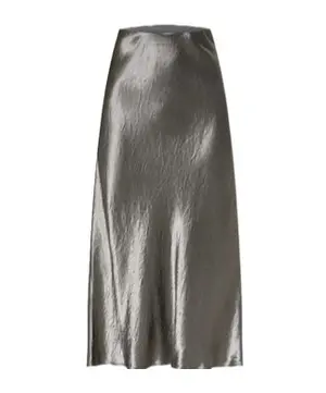 Max Mara Satin Midi Skirt