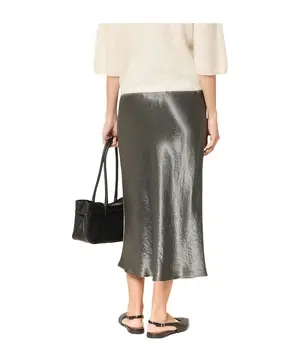 Max Mara Satin Midi Skirt