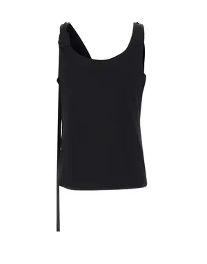 Blumarine Draped Knot-detail Top