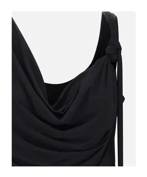 Blumarine Draped Knot-detail Top