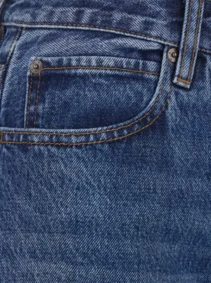 FRAME The Bow Wide-leg Jeans - Blue