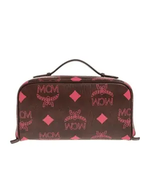 Mcm Ottomar Zipper Toiletry Bag