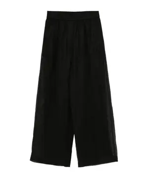 Brunello Cucinelli Elasticated-waistband Palazzo Pants - Black