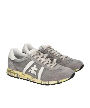 Premiata Lucy 8187 Suede And Fabric Sneakers