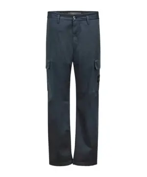 Stone Island Logo Patch Regular Fit Cargo Pants