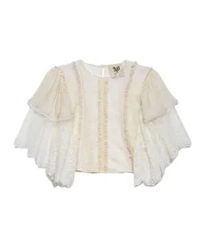 ANIYE BY Lace Ruffled Top - No