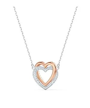 SWAROVSKI Double Heart Necklace