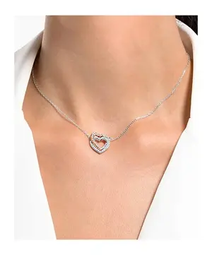 SWAROVSKI Double Heart Necklace