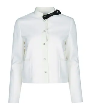 Dior Cropped Jacket With Cd Signature Bow