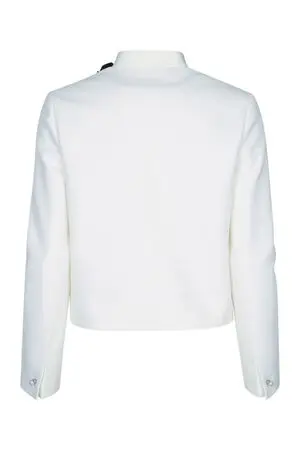 Dior Cropped Jacket With Cd Signature Bow
