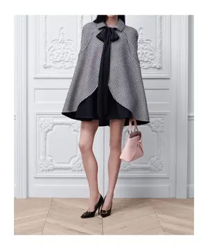Dior Cape With Tied Neckline