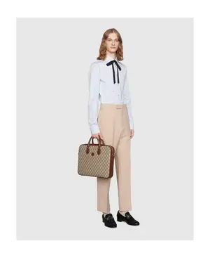 Gucci Interlocking G Monogram Laptop Bag