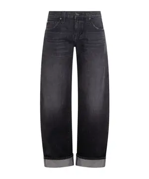 Khaite Khaite Wide-Leg Jeans Black