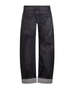 Khaite Wide-leg Jeans - Black