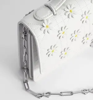 Dior Leather Daisy Quilted Mini Bag