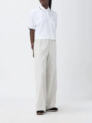 Brunello Cucinelli Cropped Polo Shirt With Ribbed Trim
