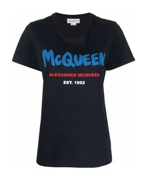 Alexander McQueen Logo Print T-shirt