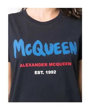 Alexander McQueen Logo Print T-shirt