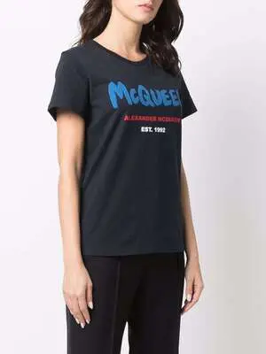 Alexander McQueen Logo Print T-shirt