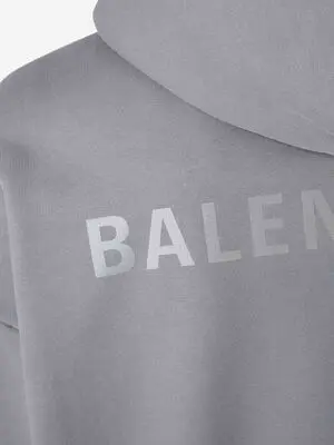 Balenciaga Logo Embroidered Hoodie