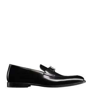 Dior Logo Plaque Slip-on Loafers