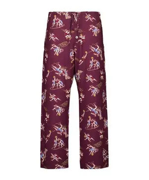 BODE Printed Pajama Pants - Red