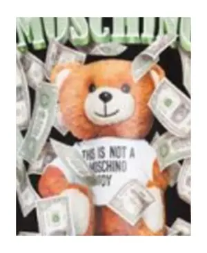 Moschino Teddy Bear Money Print T-shirt