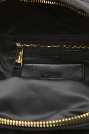 Moschino Quilted Logo Backpack