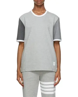 Thom Browne Short-sleeved Ringer T-shirt