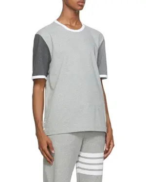 Thom Browne Short-sleeved Ringer T-shirt