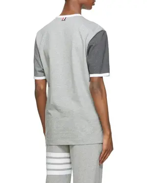 Thom Browne Short-sleeved Ringer T-shirt